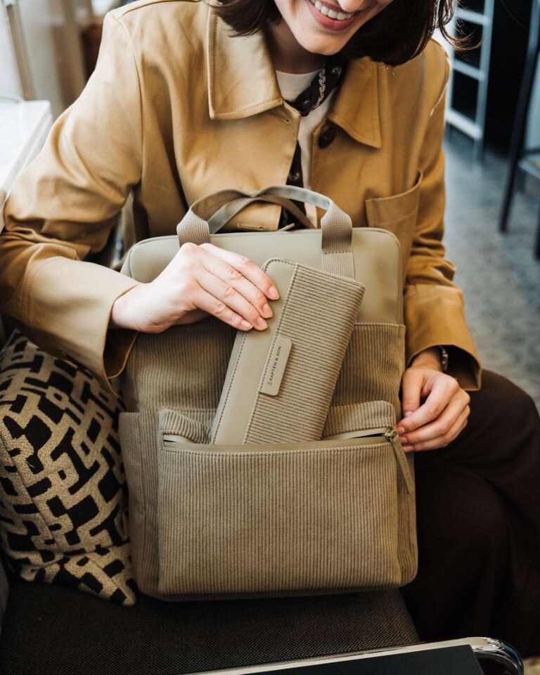 Bergen Pro Cord Dusty Khaki | Kapten & Son | Kapten & Son