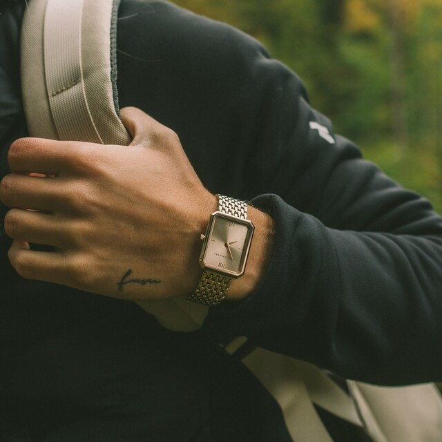 Grace Light Gold Cream Woven Steel - Watches & Jewellery | Kapten & Son