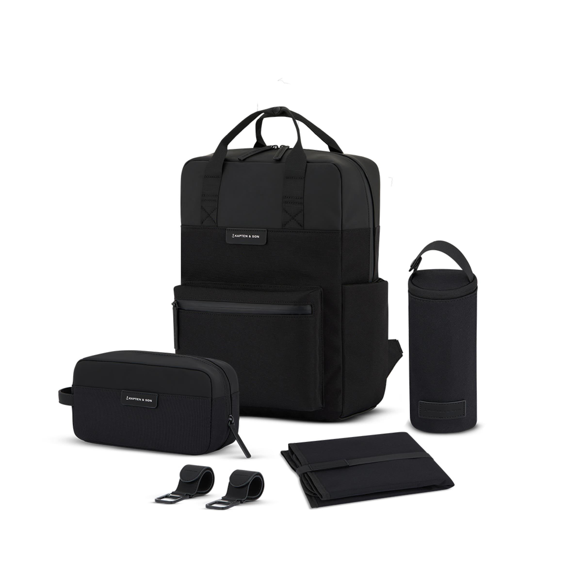 Bergen Pro Diaper Backpack All Black – Rucksäcke | Kapten