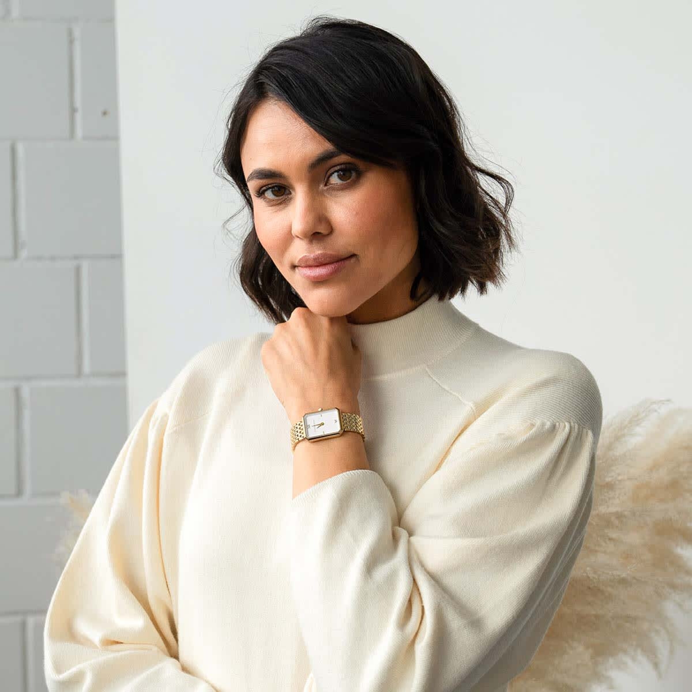 Grace Gold Woven Steel - Watches | Kapten & Son