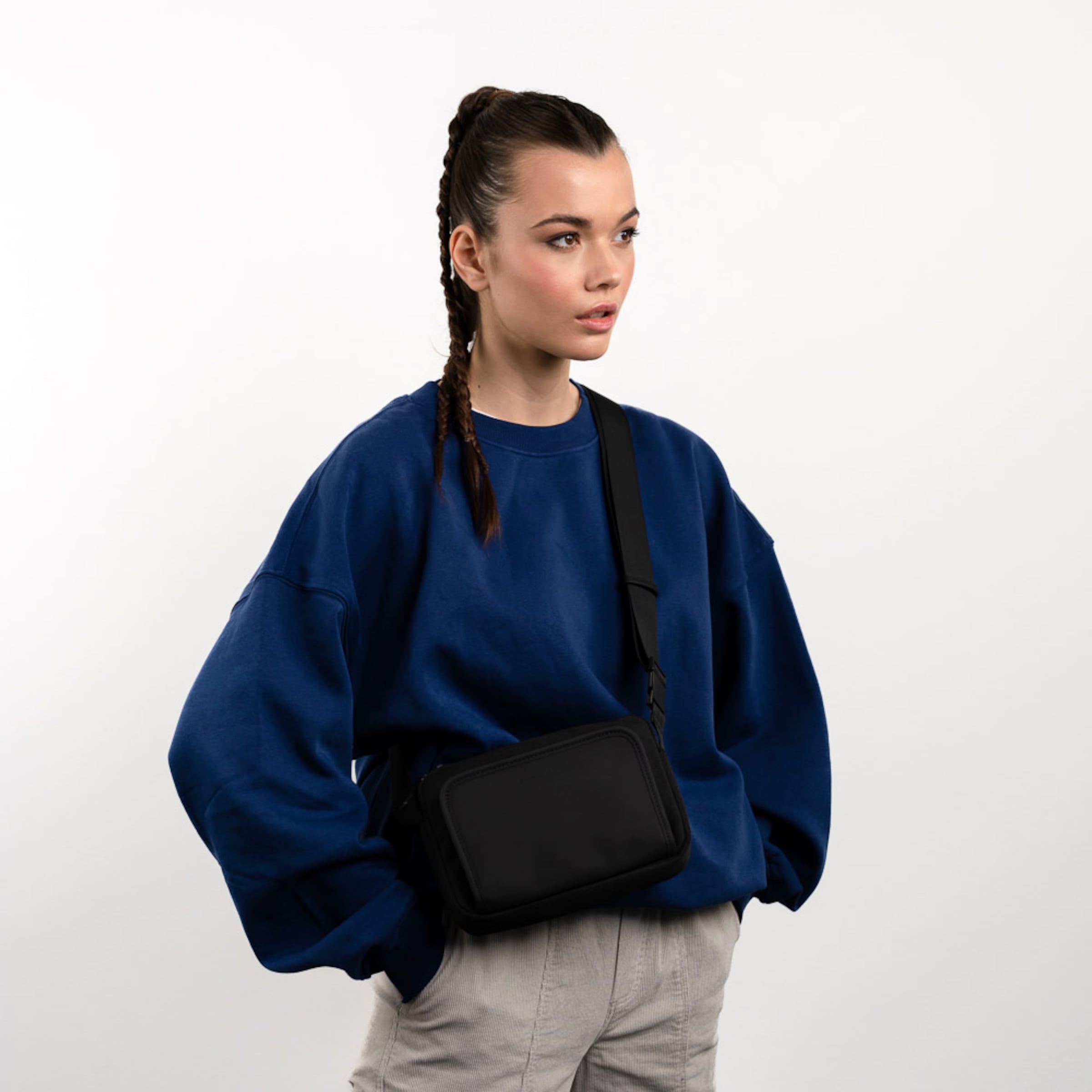 Lulea All Black – Shoulder Bags – Kapten & Son