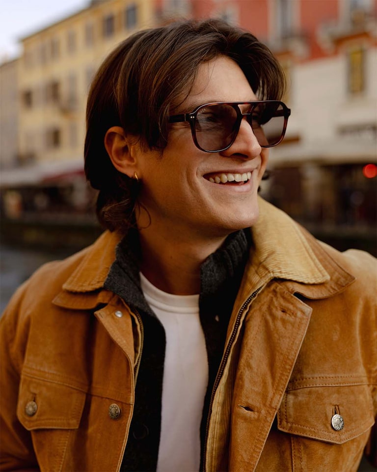 Zurich Oversize Maple Tortoise Grey – Sonnenbrillen | Kapten & Son